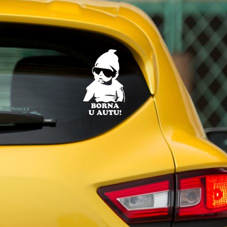 Naljepnica Beba u autu - Nuvola design