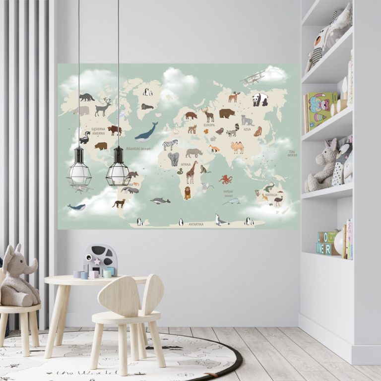 Karta svijeta 2 - Nuvola design